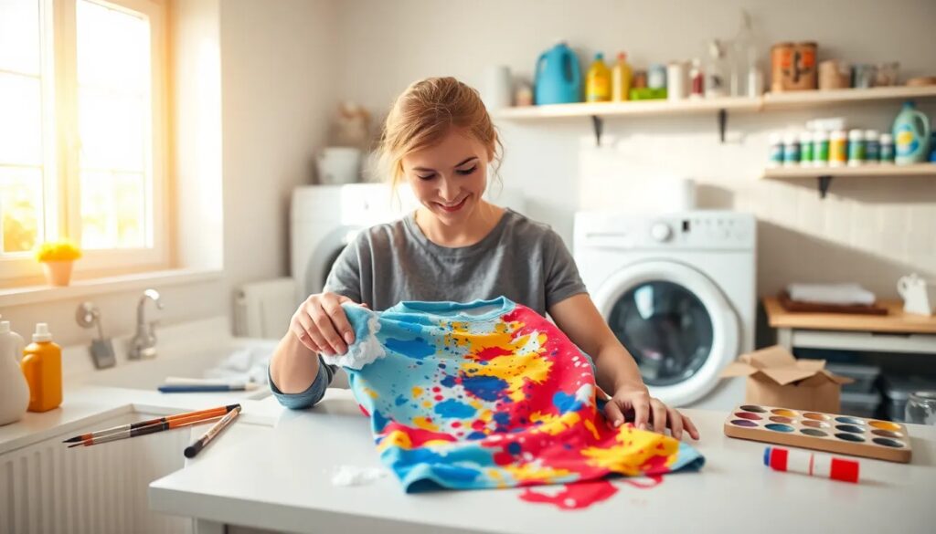 How to Get ACRYLIC PAINT Out of CLOTHES - EASY Tips!