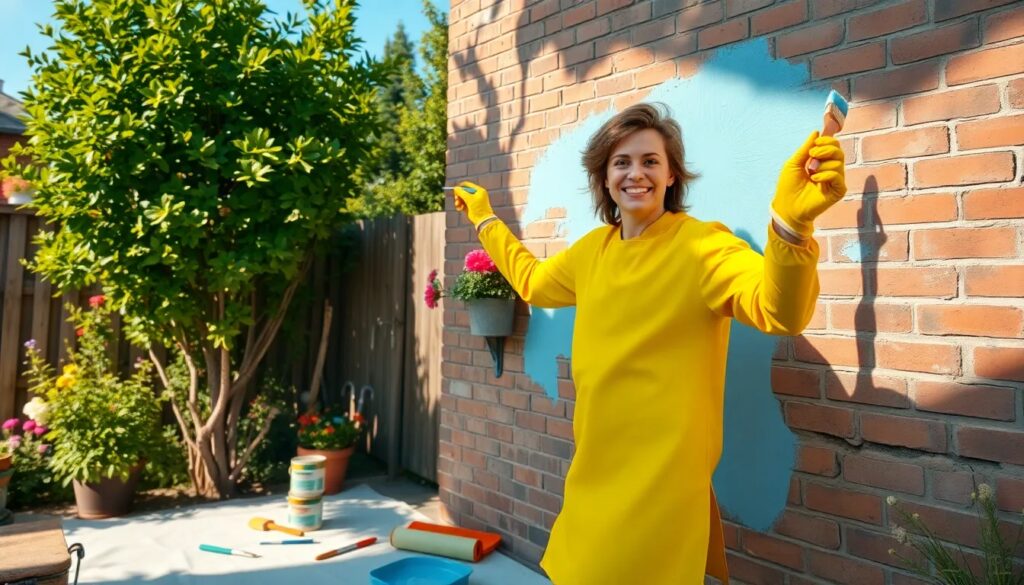 Master HOW to Paint a Brick Wall - EASY Tips Inside