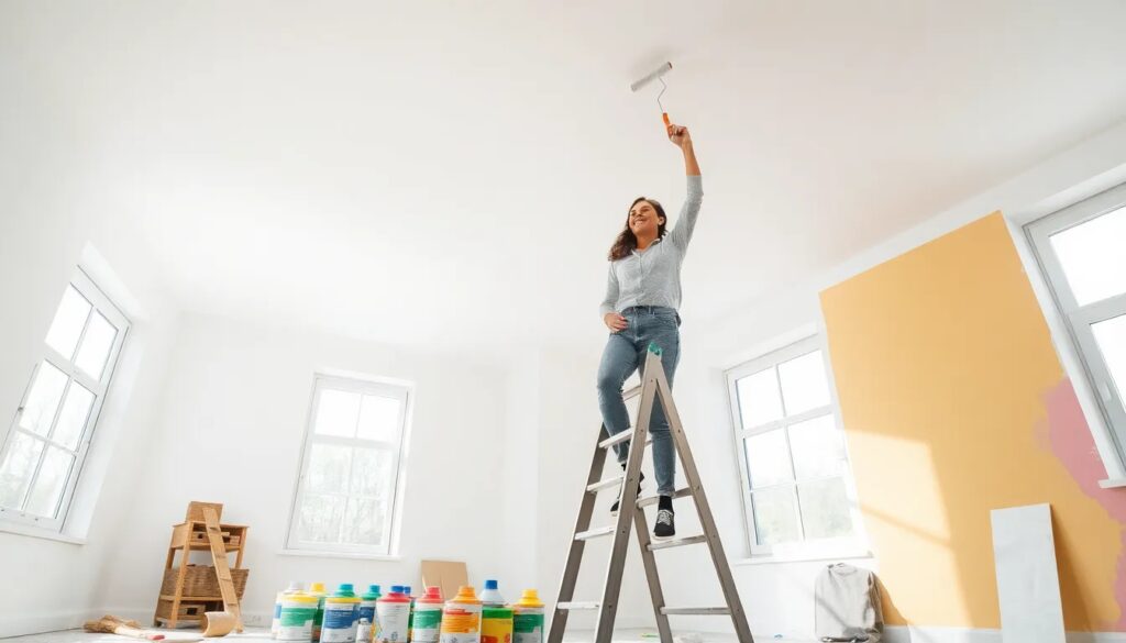 Master HOW to Paint Ceiling - Tips for a FLAWLESS Finish