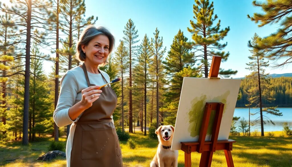 Master HOW to Paint PINE TREES - Easy TIPS Inside