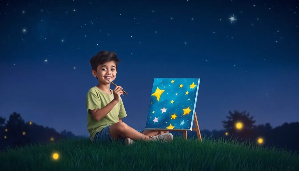 How to Paint STARS - EASY Techniques for Beginners